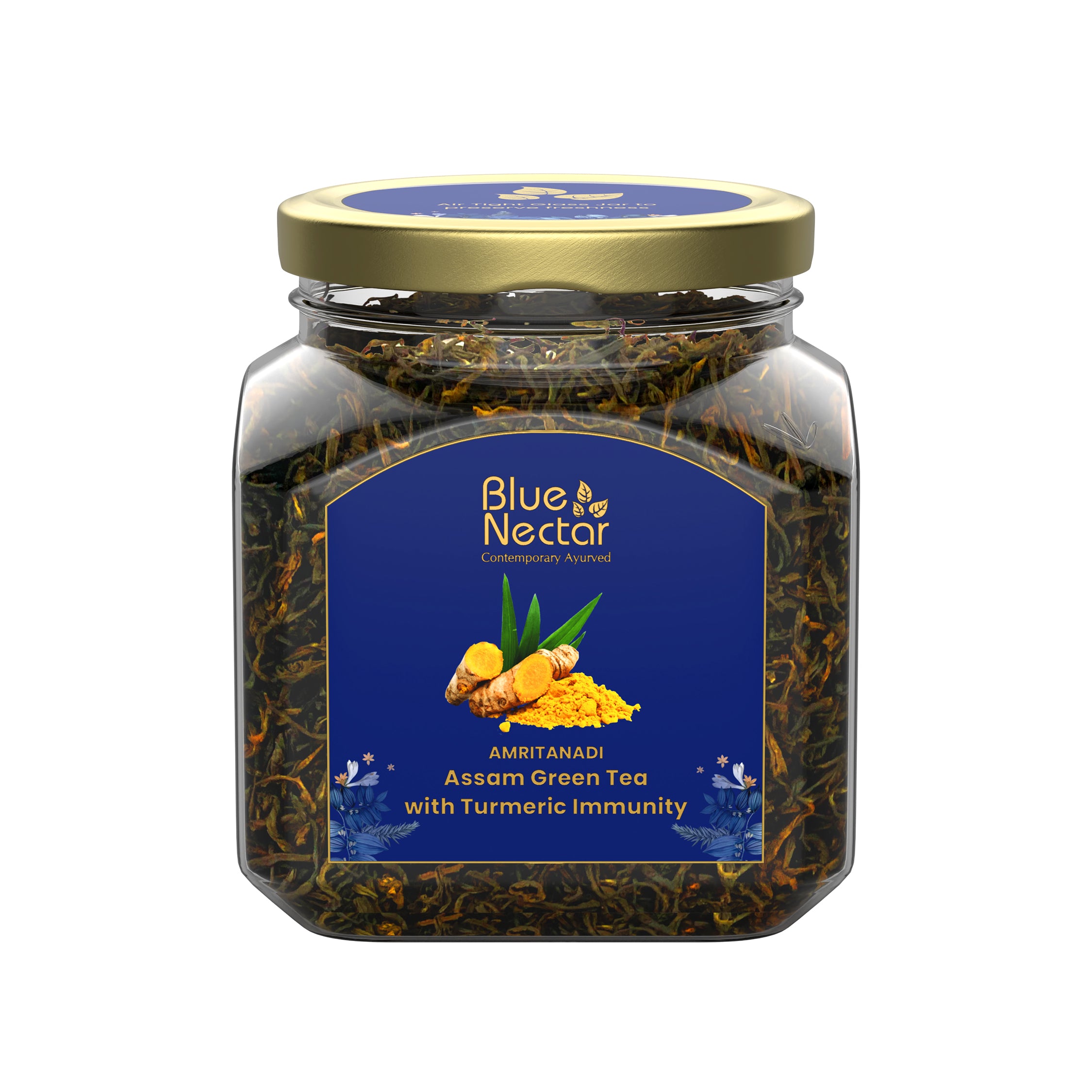 Assam's Turmeric Green Tea | Boost Immunity & Detoxify Body – Blue Nectar