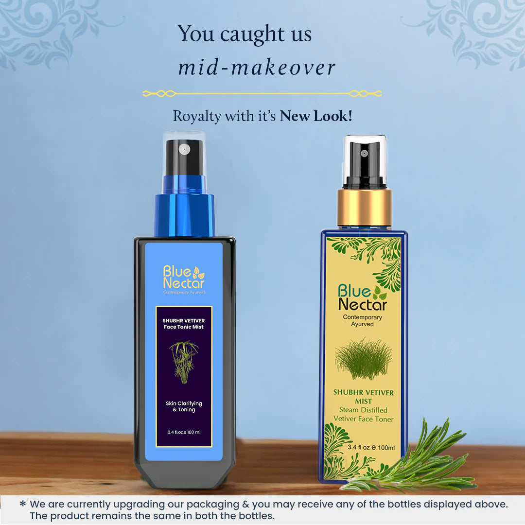 Toner for face. 100% Natural. Distilled Vetiver Water – Blue Nectar